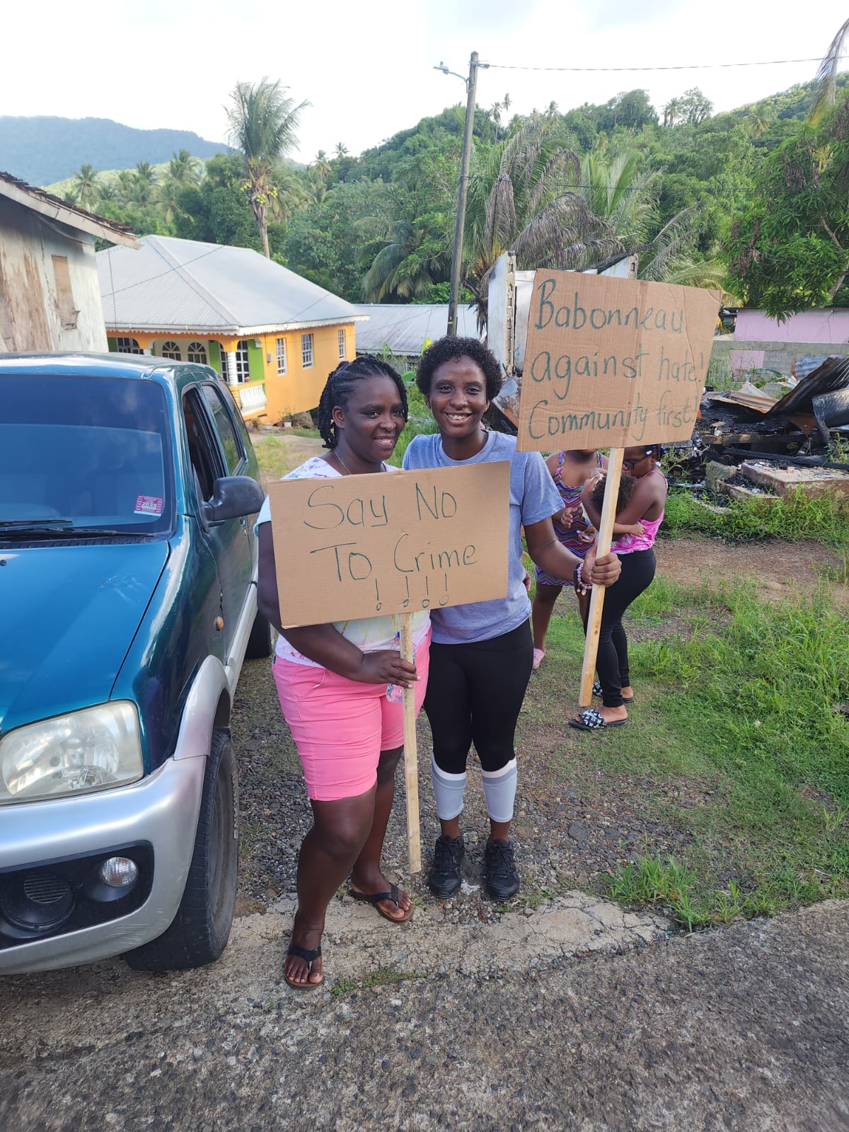 Babonneau Civil Society Groups Hold Peace March - St. Lucia Times
