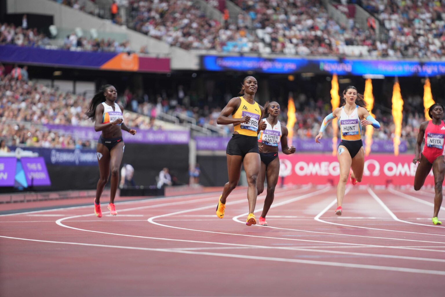 Alfred resets records in Wanda Diamond League run - St. Lucia Times