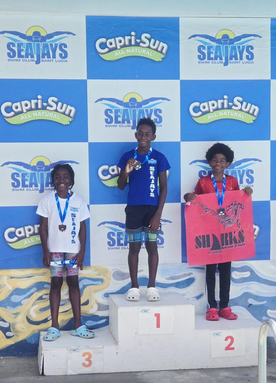Seajays surge to victory as national swim champs - St. Lucia Times