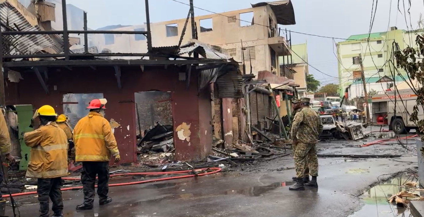 Fire destroys historic buildings, businesses in Dominica’s capital - St ...