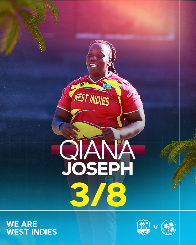 Joseph, James help Windies women win big over Ireland - St. Lucia Times
